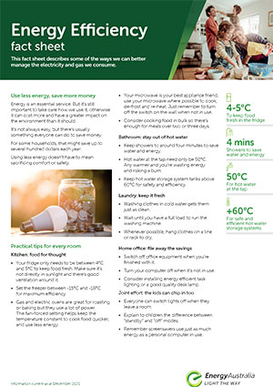 Fact sheets | EnergyAustralia